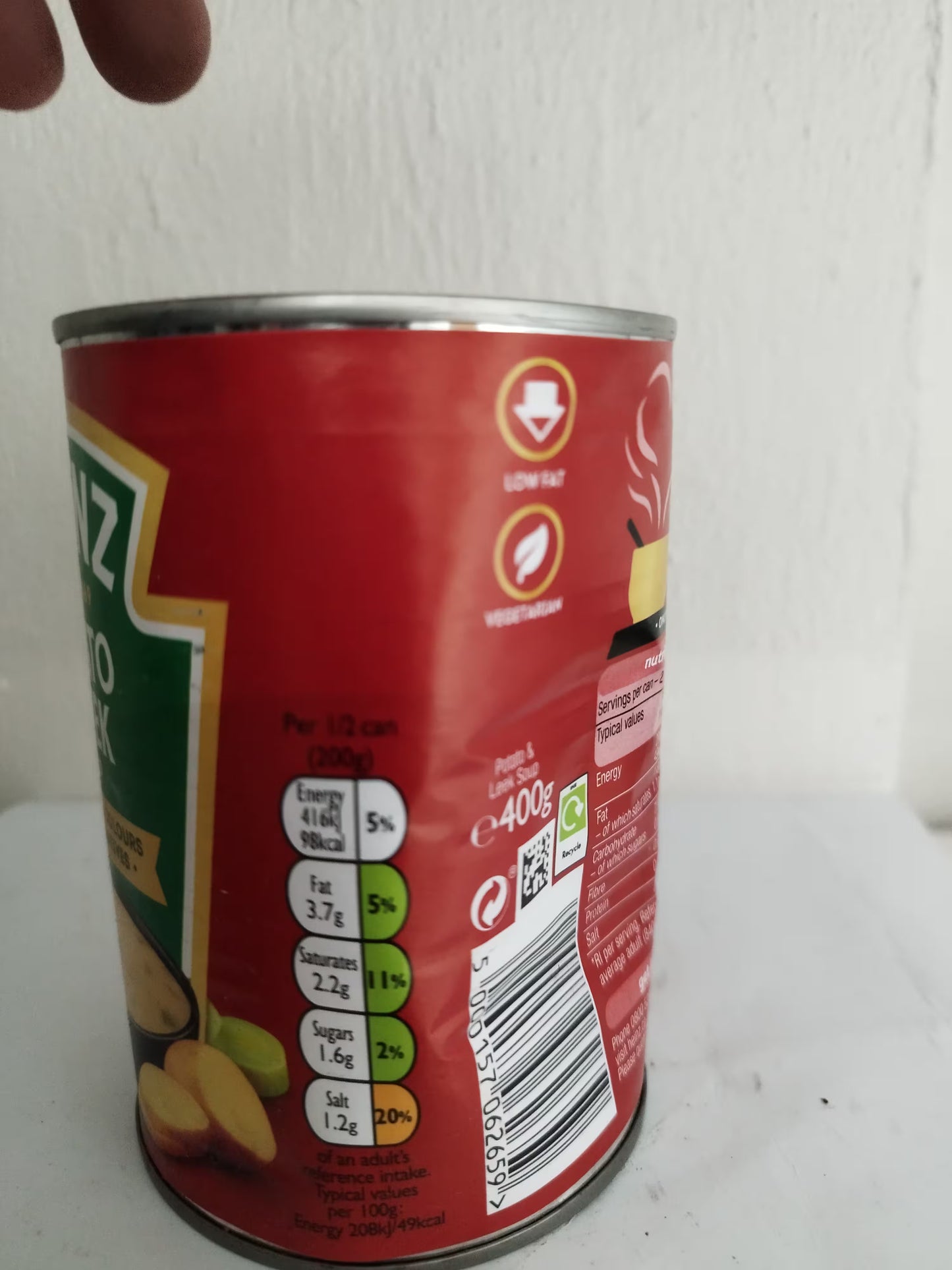 Heinz Potato & Leek Soup 400g – Dented Tin 15% OFF | Buy British PH