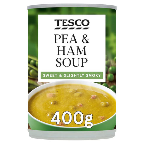 Tesco Pea and Ham Soup 400g – British Tinned Soup | Buy British PH